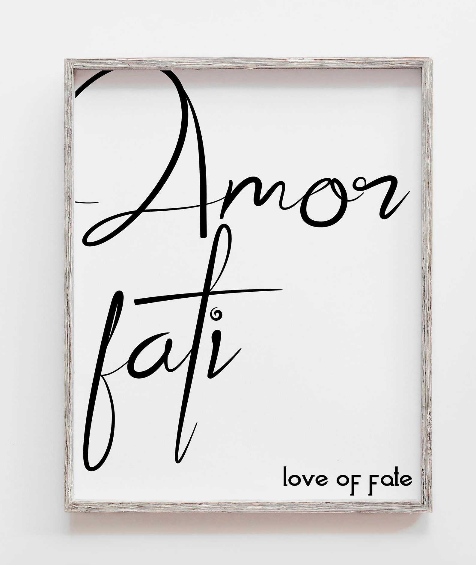 Amor Fati Print Amor Fati Amor Fat Print Amor Fat Wall Art | Etsy UK