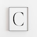 Letter Poster, Letter C Poster, Letter C Printable, Alphabet Print ...