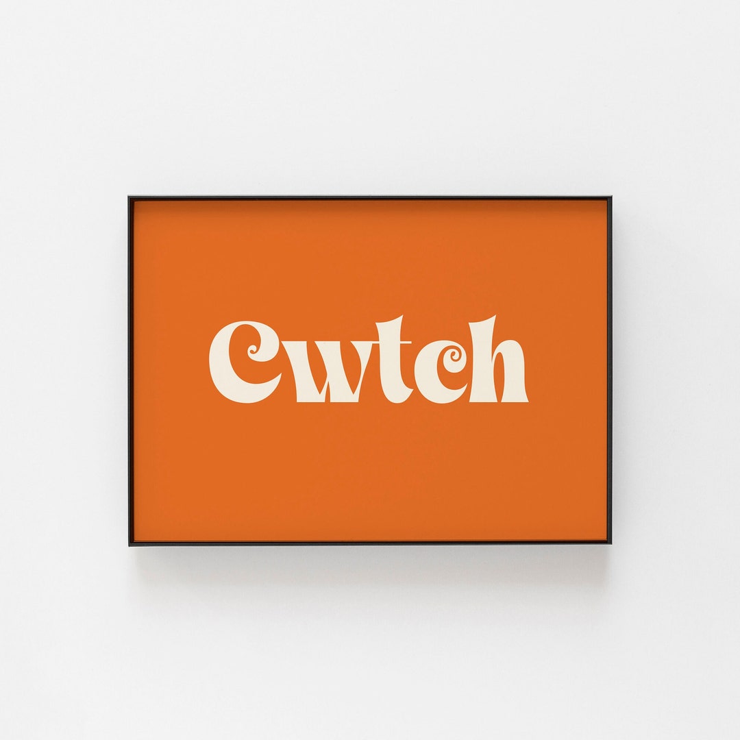 Cwtch Print, Welsh Themed Wall Art, Welsh Bedroom Print, Hygge Home ...