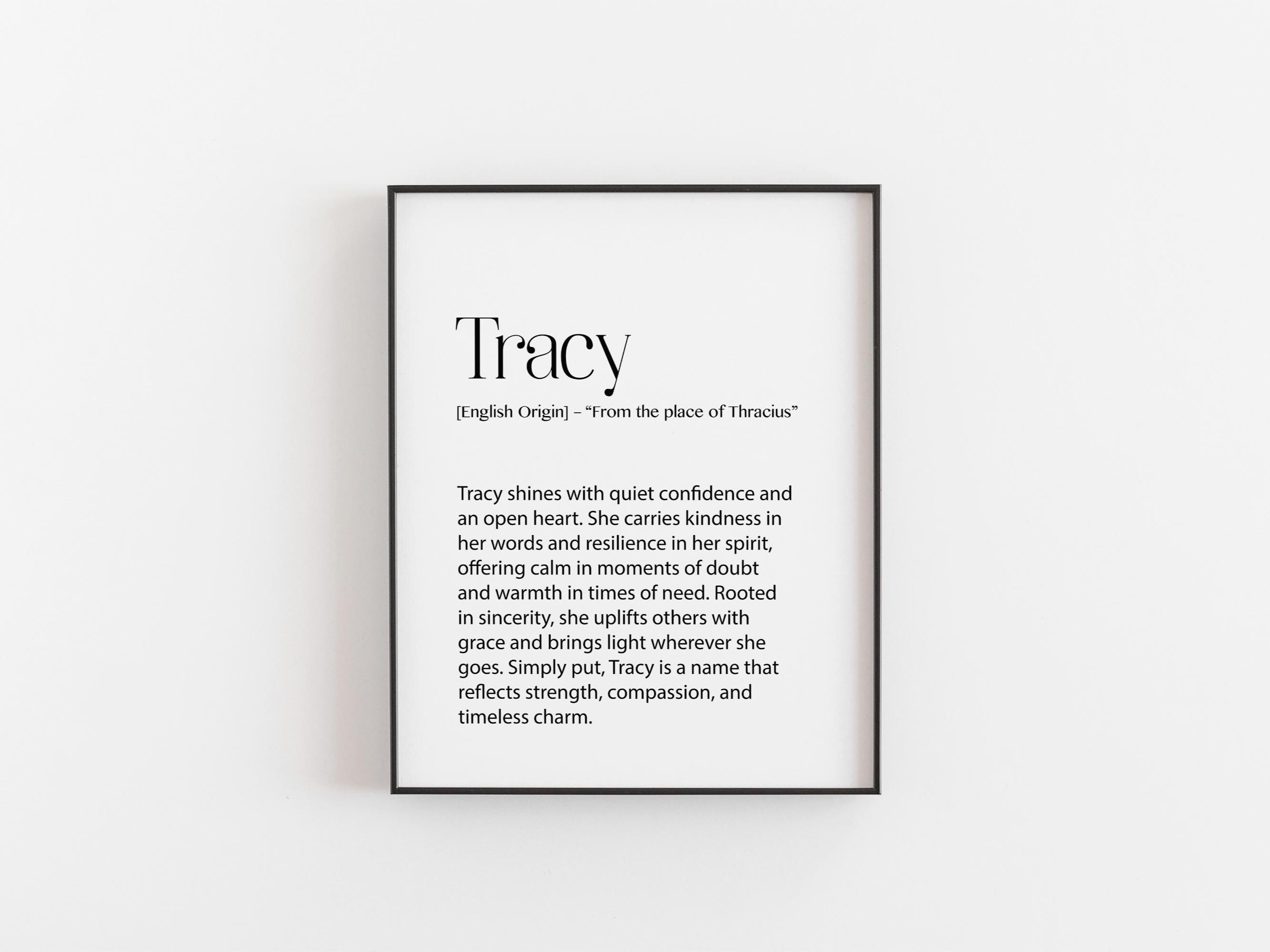 Tracy Name Girl