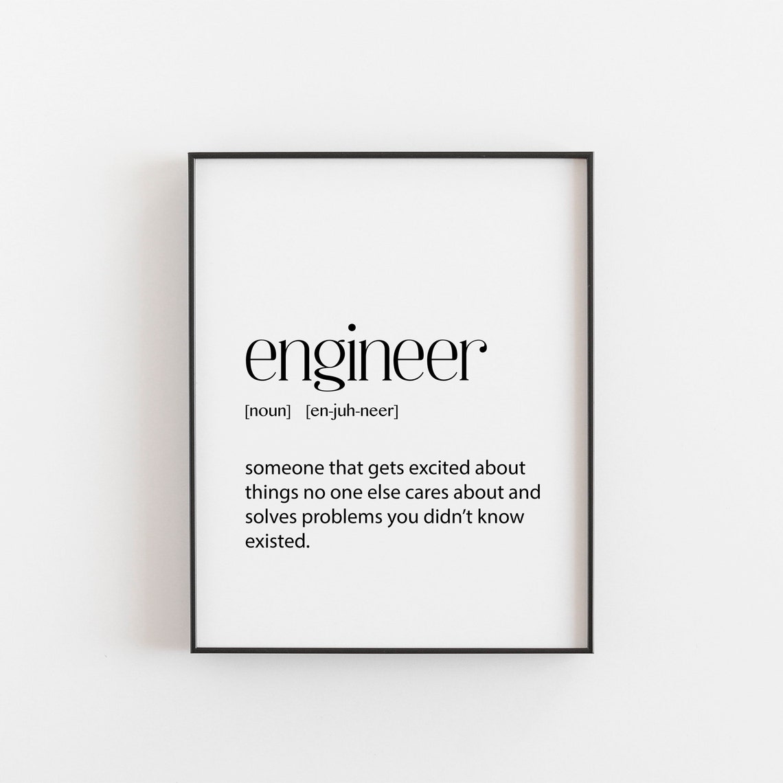 Engineer Engineer Gift Printable Wall Art Home Decor - Etsy