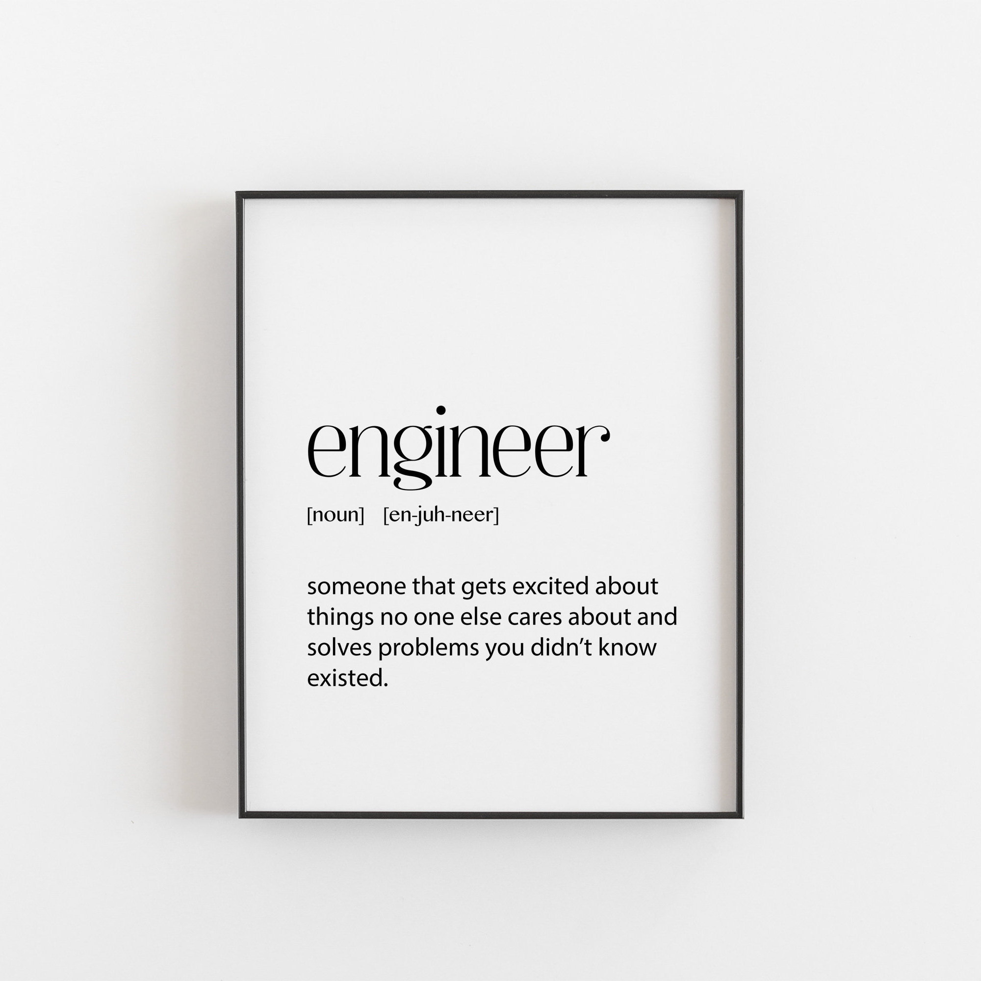 Engineer Engineer Gift Printable Wall Art Home Decor - Etsy