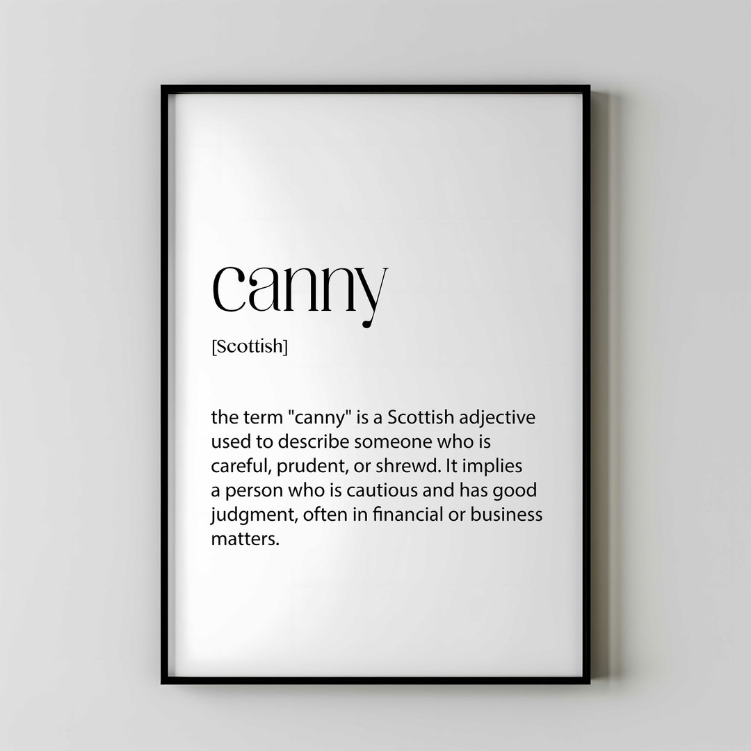 Canny Scottish Print Wall Art for Gifting or Scottish Gallery Collage ...