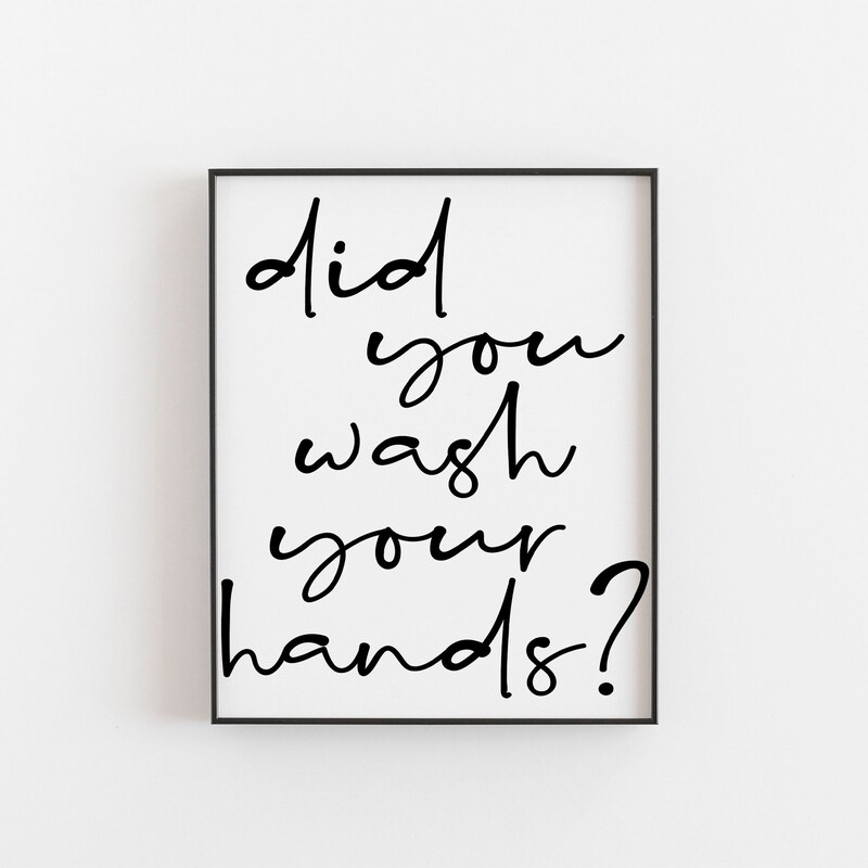 Hand Hygiene Poster - Etsy Australia