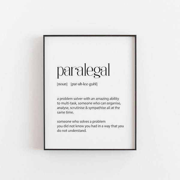 Paralegal Sign - Etsy