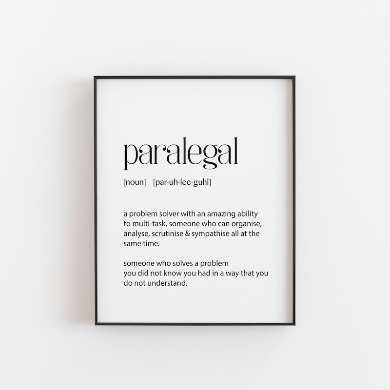 Paralegal Sign - Etsy