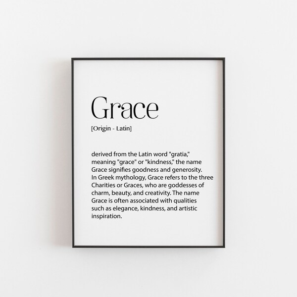 Grace Print - Etsy
