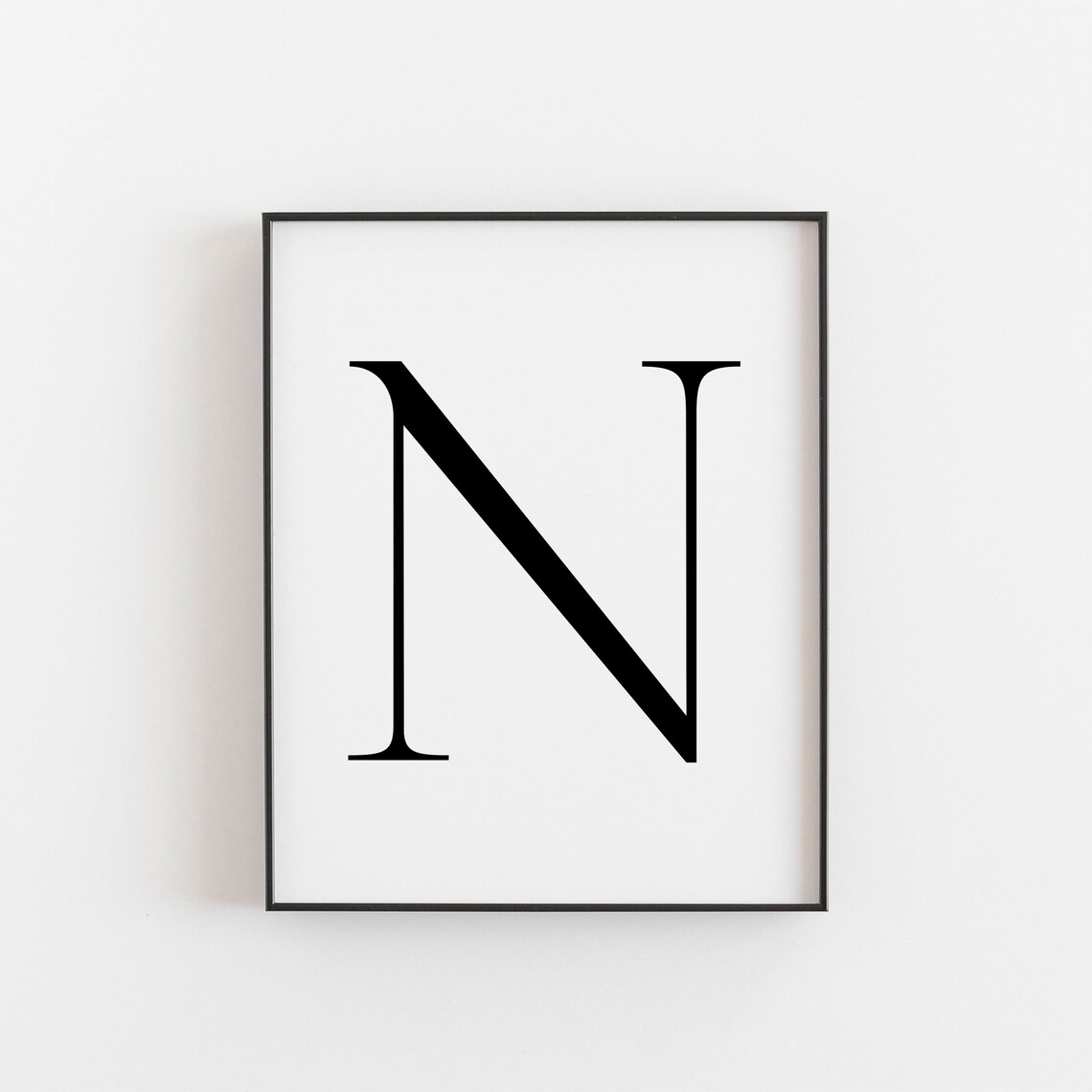 Letter Poster, Letter N Poster, Letter N Printable, Alphabet Print ...