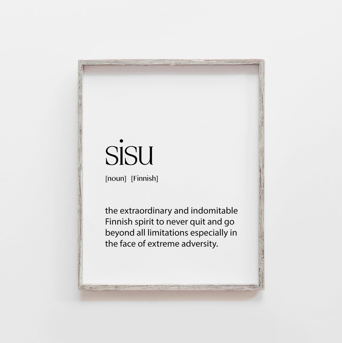 Sisu Sisu Print Sisu Definition Sisu Poster Sisu Wall Art - Etsy
