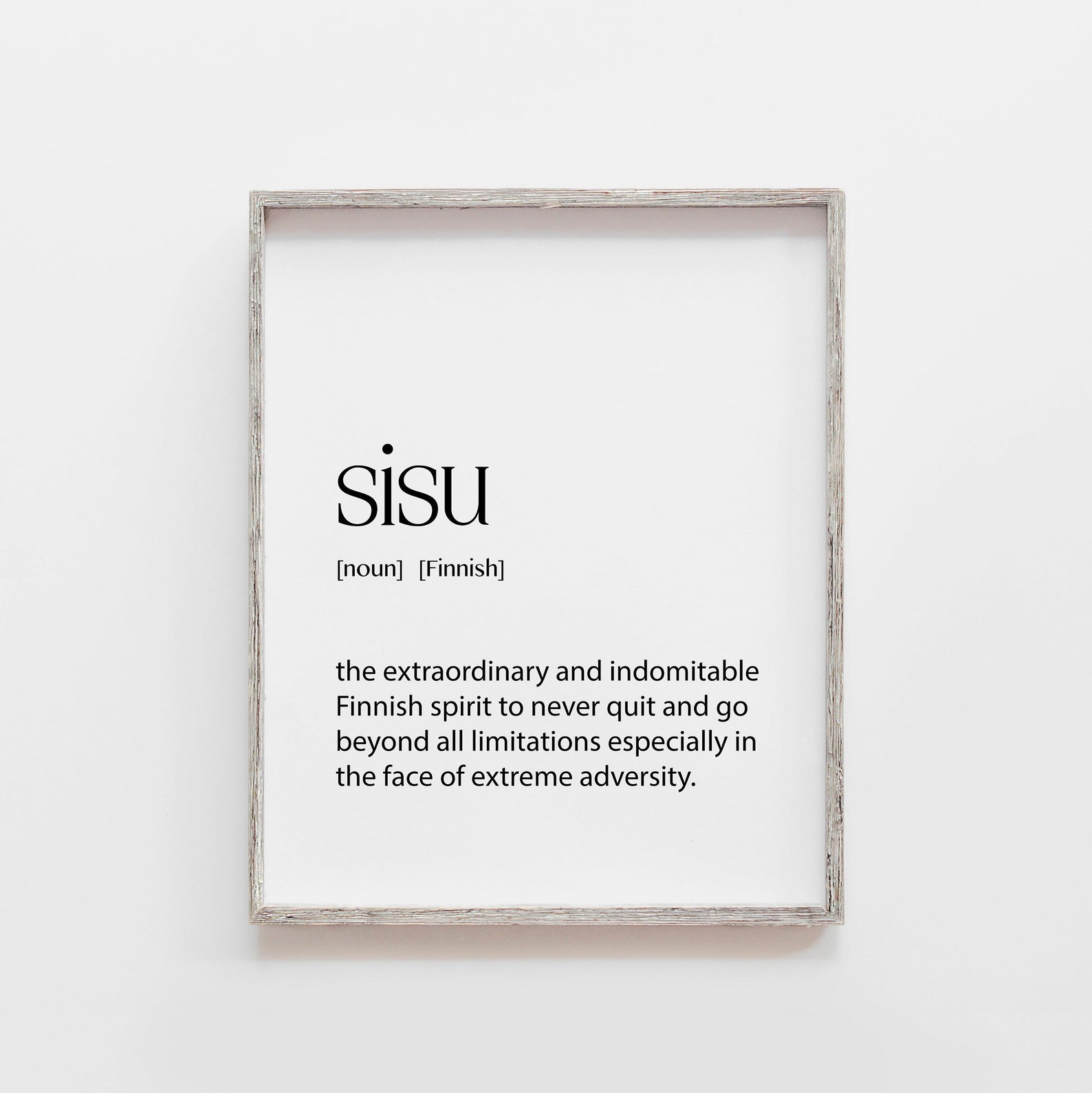 Sisu Sisu Print Sisu Definition Sisu Poster Sisu Wall Art - Etsy