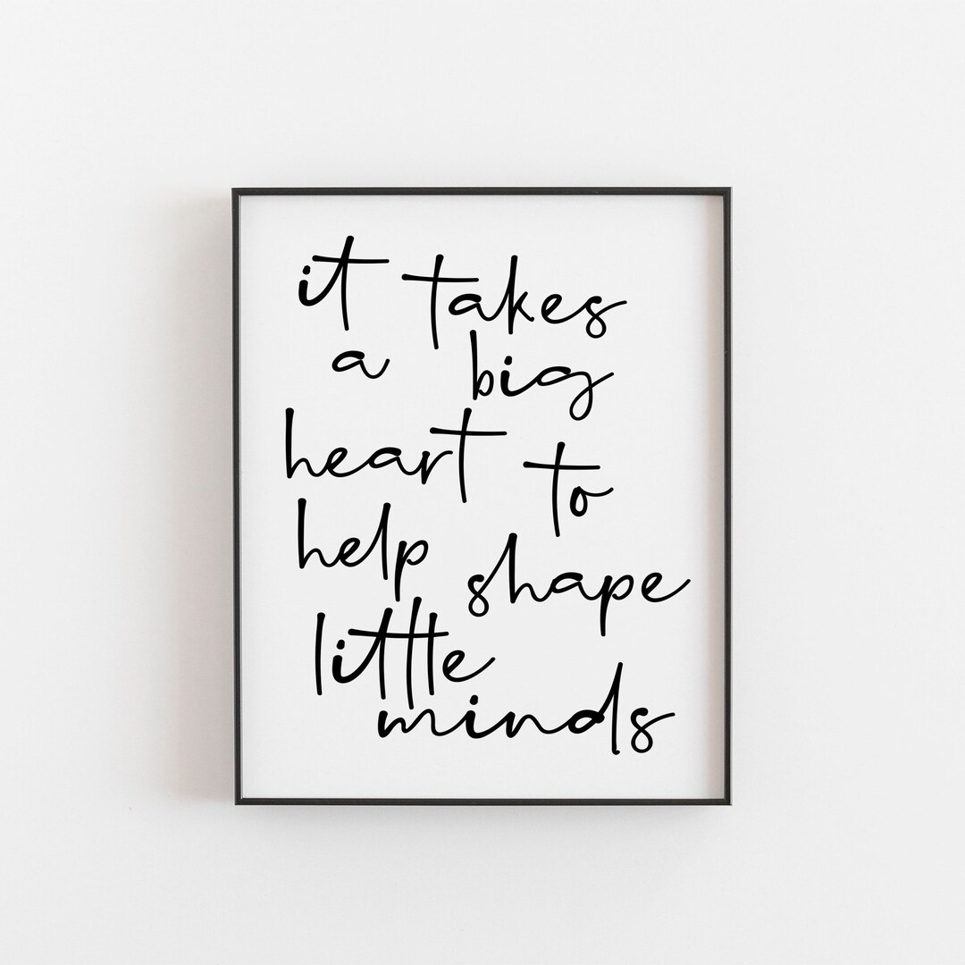 Teacher Gift, Teacher Quote, Thank You Gift, Be Proud Quote, Office ...