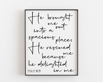 Psalm 18 Art - Etsy