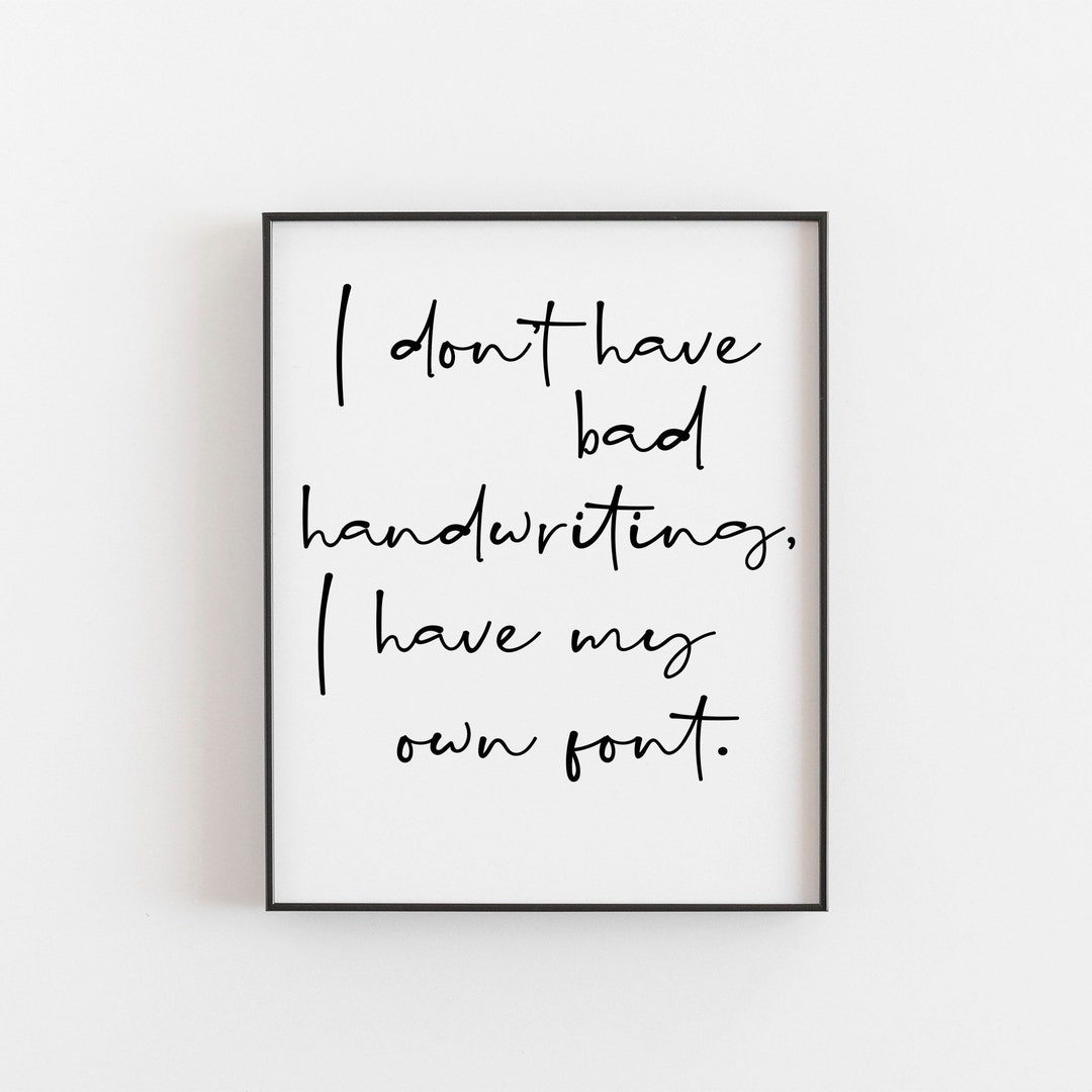 Teen Funny Quote Print - Hilarious and Humorous Wall Art - Gift for ...