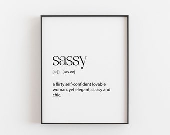 Sassy Friend Gift | Etsy