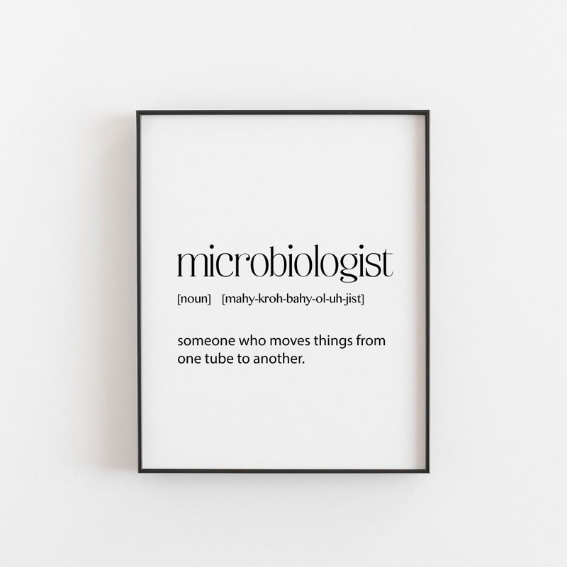 Microbiology Poster - Etsy
