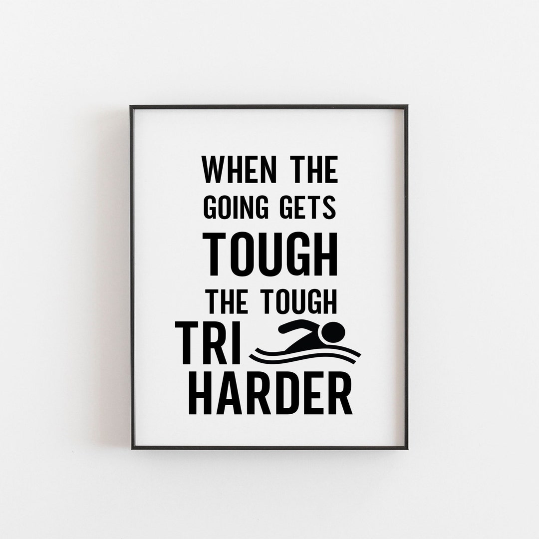 Triathlete Gifts | Triathlon Poster | Triathlon Print | Ironman ...