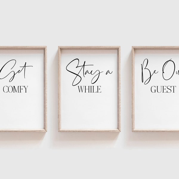 Set of Three Wall Art - Etsy