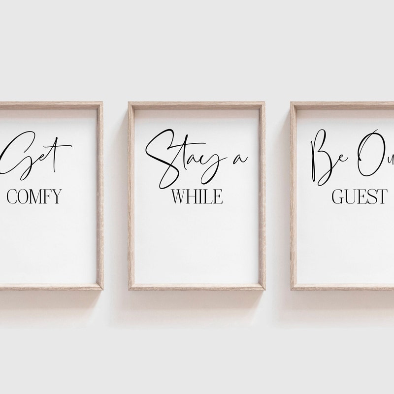 Set of Three Wall Art - Etsy