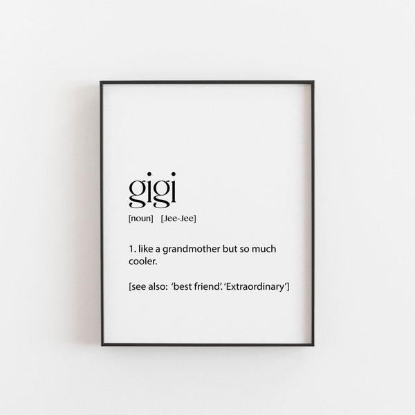Gigi Definition Svg - Etsy