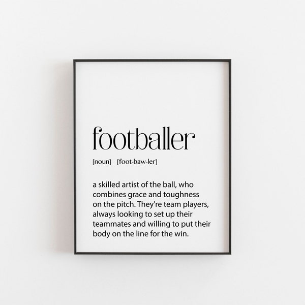 Football Black and White - Etsy UK