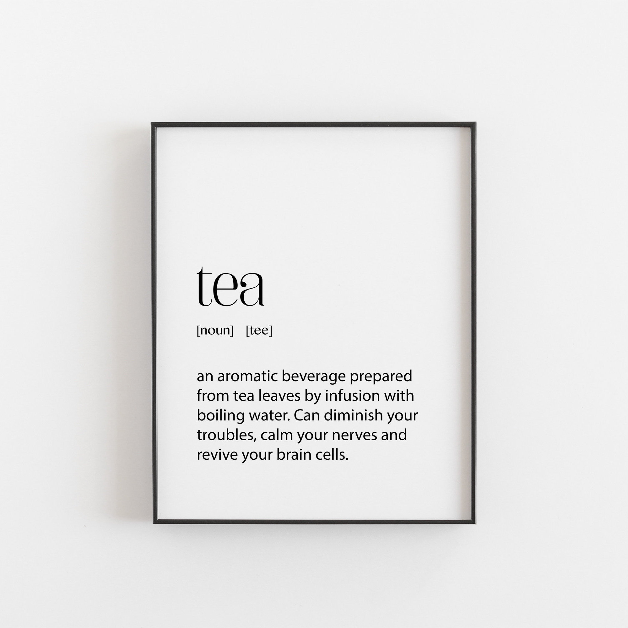 Tea Room Art, Tea Quotes, Tea, Tea Gifts, Dictionary Print, Tea ...