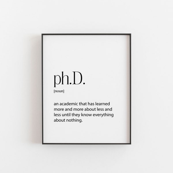 Phd - Etsy