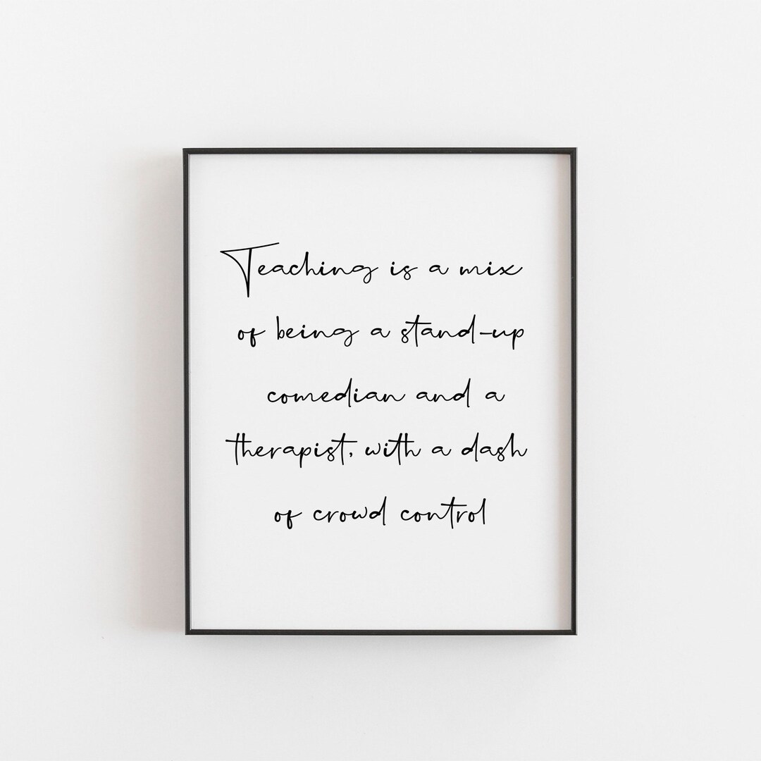 Teacher Gift: Show Appreciation With Beautiful End-of-term Wall Art ...