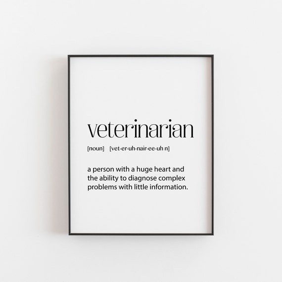 Vet Quotes Veterinary Quotes Etsy