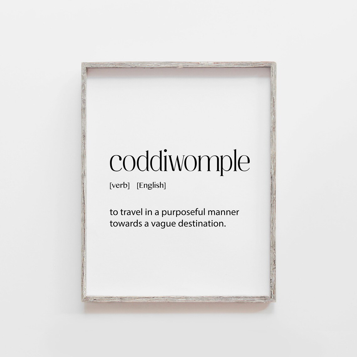 Coddiwomple Travel Art Travel Poster Coddiwomple - Etsy UK