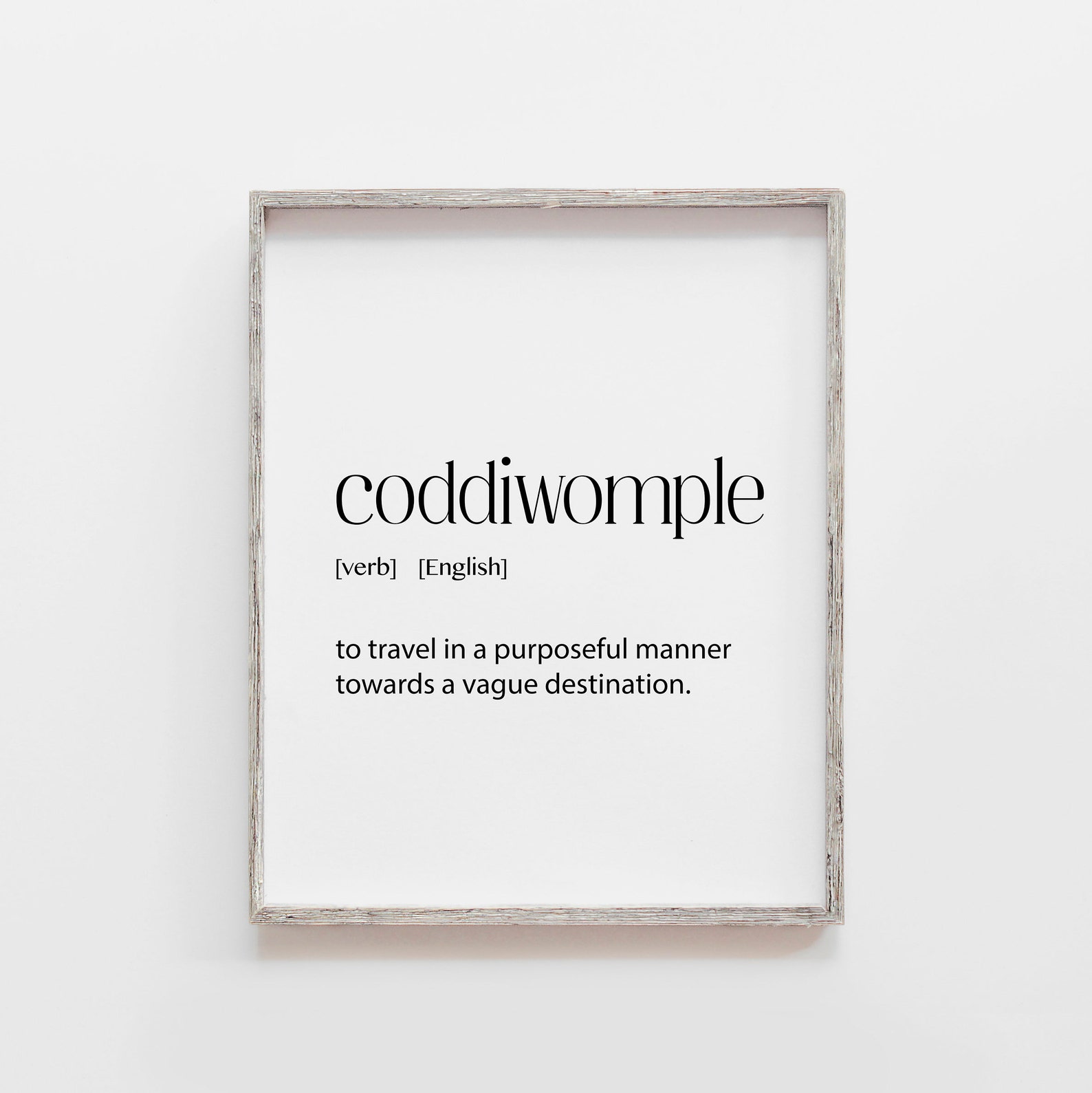 Coddiwomple Travel Art Travel Poster Coddiwomple - Etsy UK