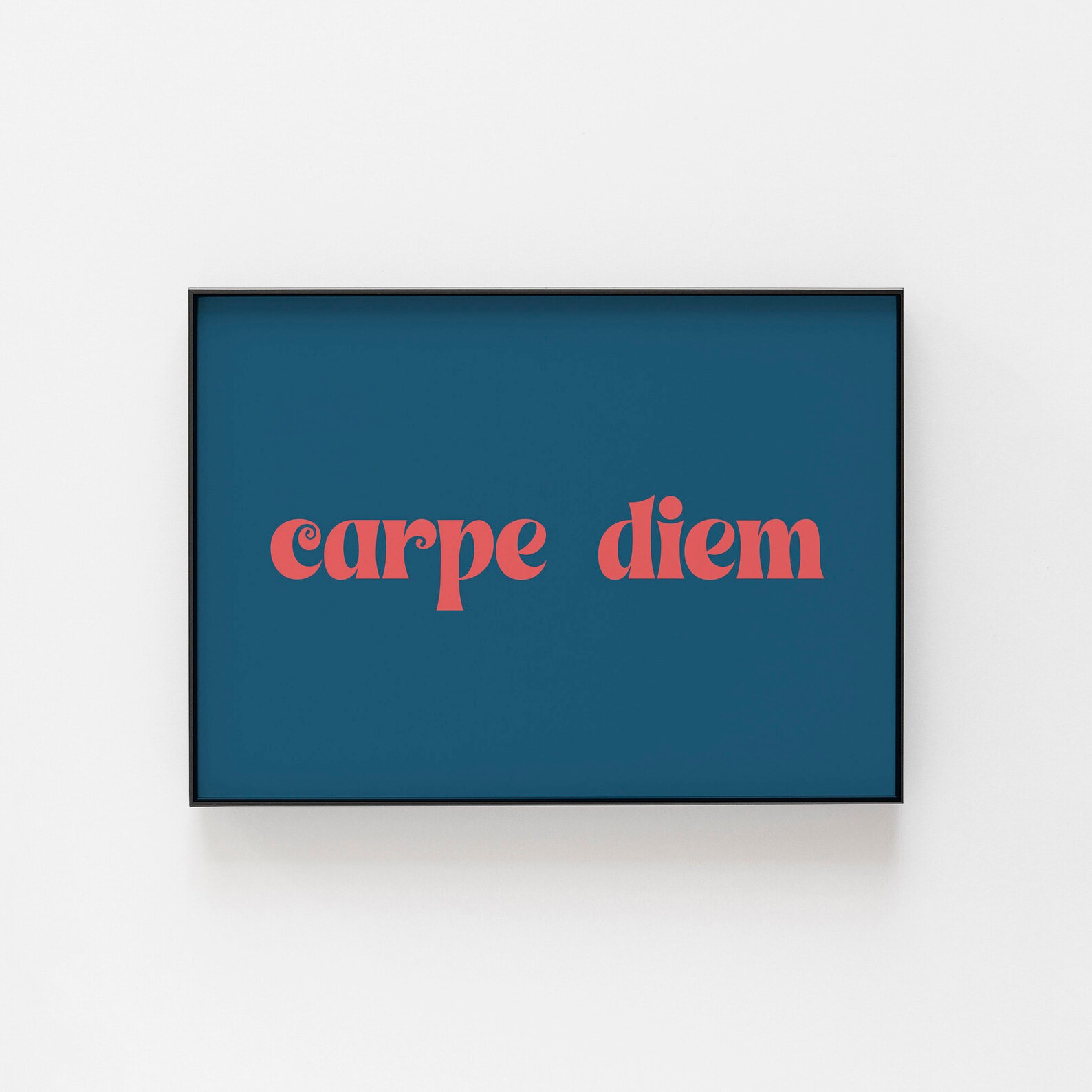 Latin Carpe Diem Poster, Life Affirming Poster, Wall Art for the Home ...