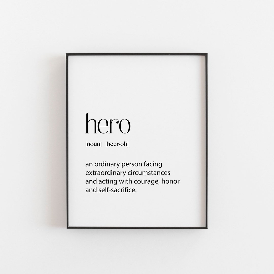 Hero Gift, Hero Definiton, Hero Gifts, Hero Poster, Firefighter Gift ...