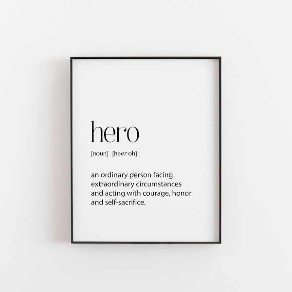 Hero Sign - Etsy