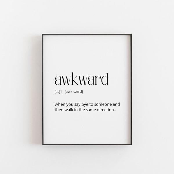 Awkward - Etsy UK