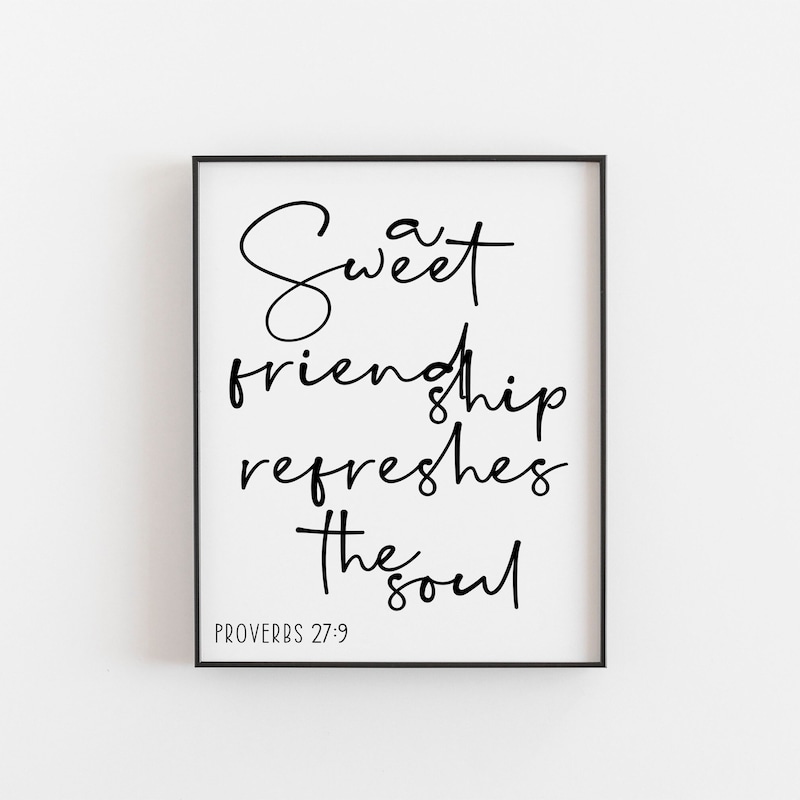 Proverbs 27 9 Wall Art - Etsy