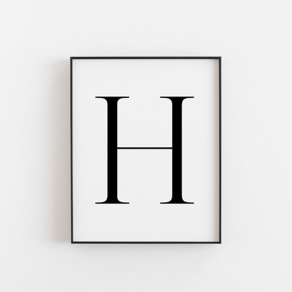 Letter H Monogram - Etsy