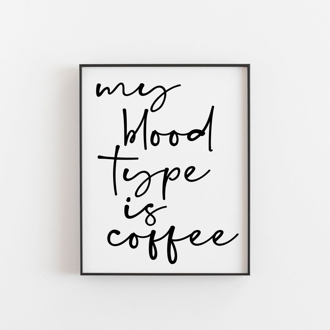 Coffee Art Poster Coffee Gifts for Coffee Lovers Funny Gift - Etsy