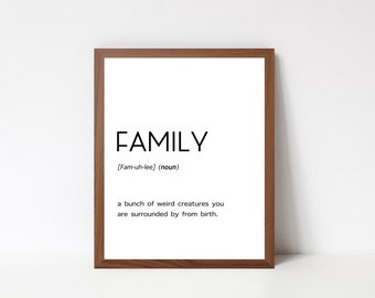 Family poster | Etsy