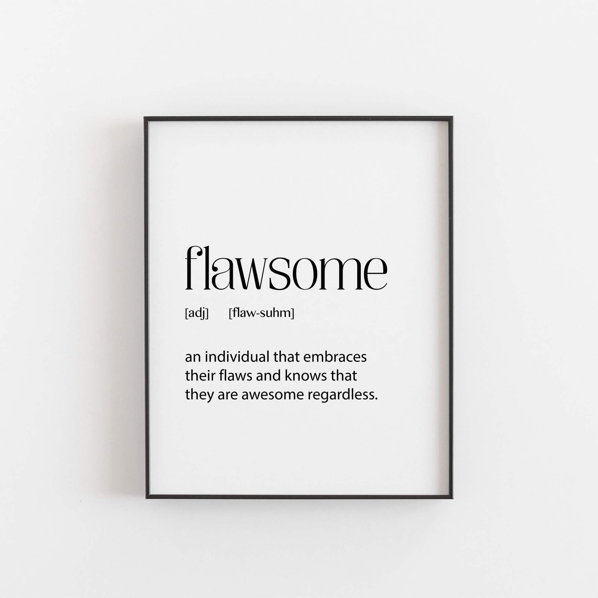 Best Friend Gift Flawsome Definition Funny Friend Gift - Etsy