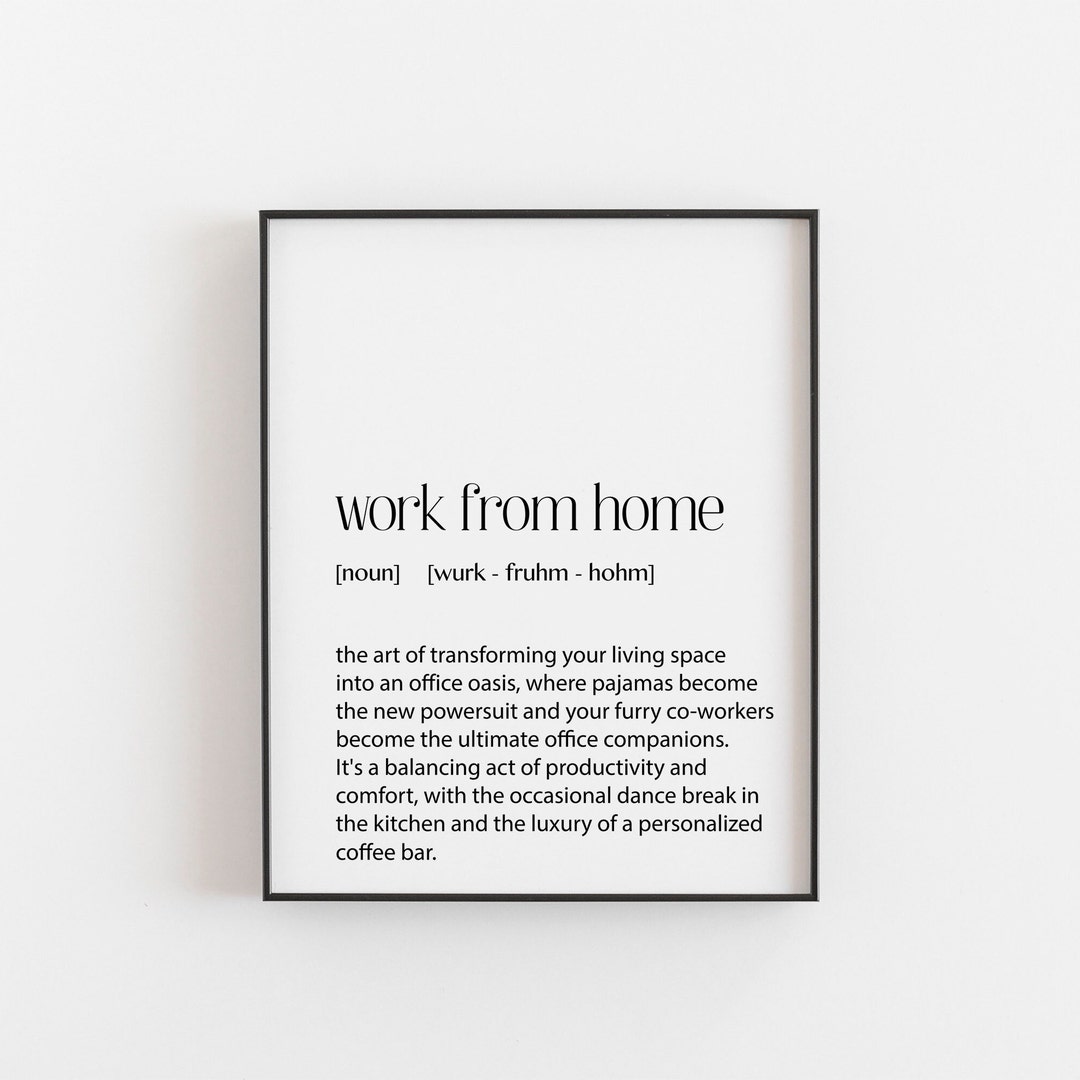 Office Decor Witty Quote Print for Desk Funny Office Wall Art With ...