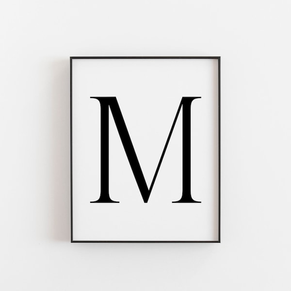 Letter M Print - Etsy