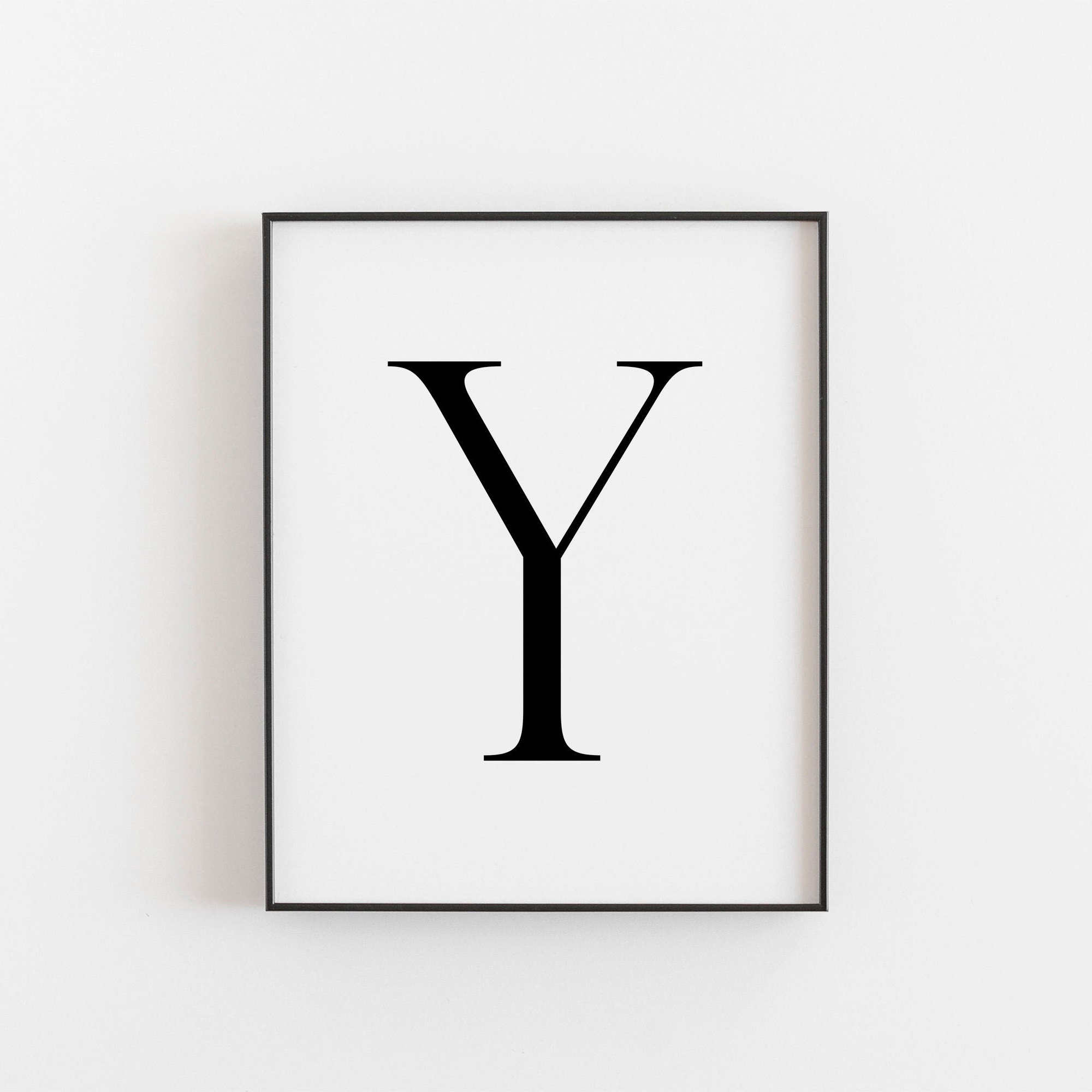 Decorative Letter Y