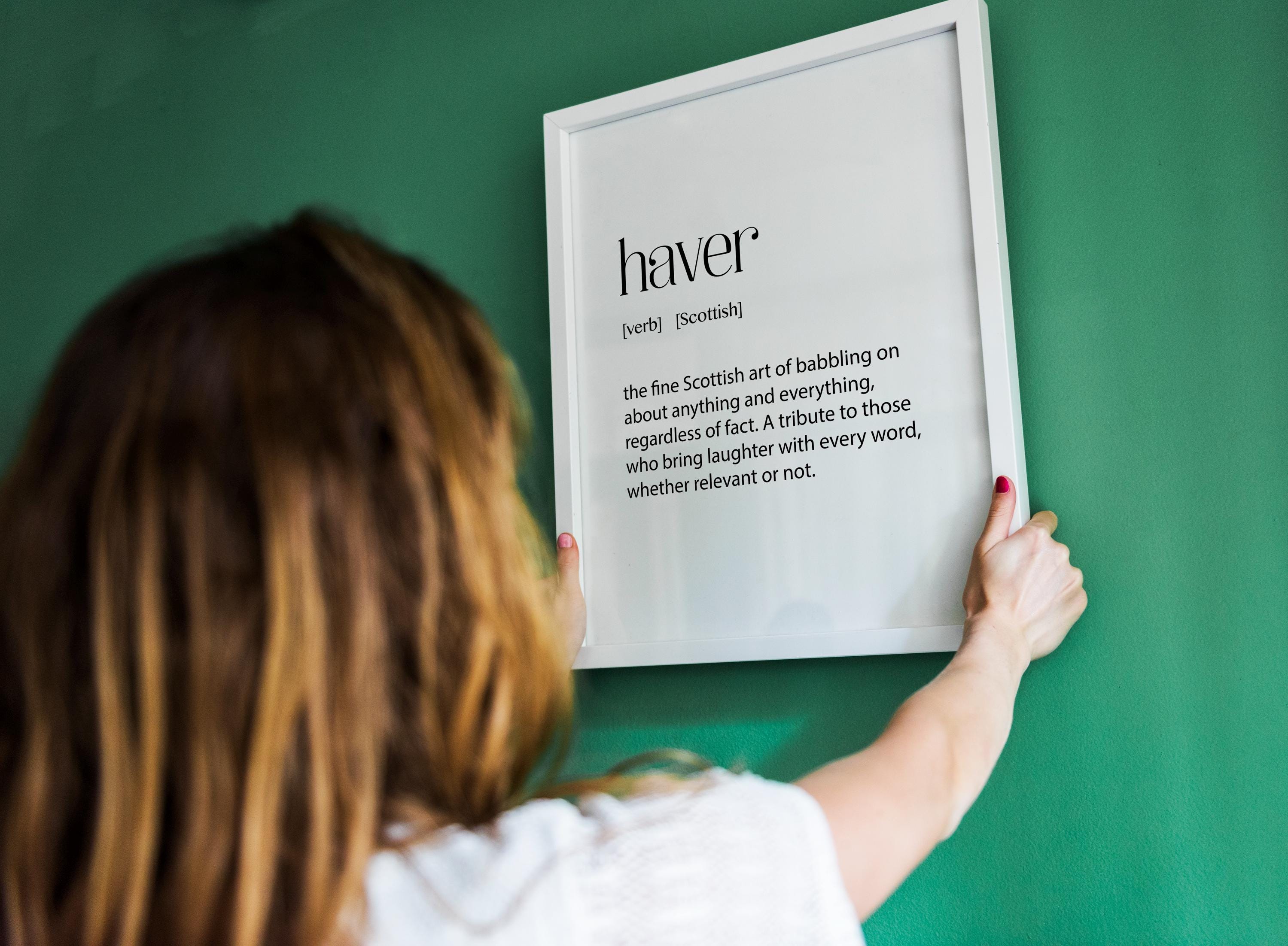 Haver Definition Print - Humorous Scottish Art for Talkers ...