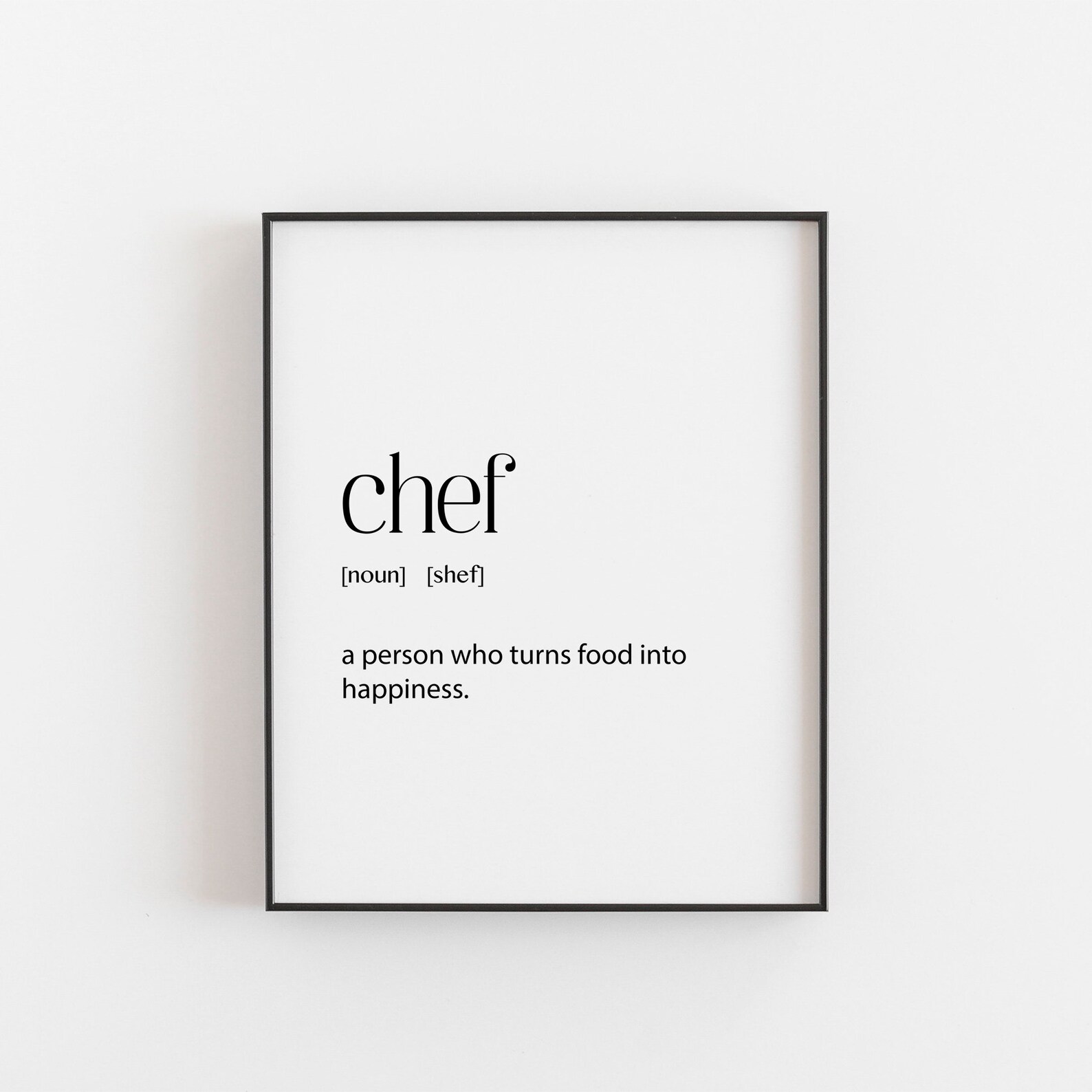 Chef Gift Chef Birthday Gift Chef Definition Aspiring Chef - Etsy