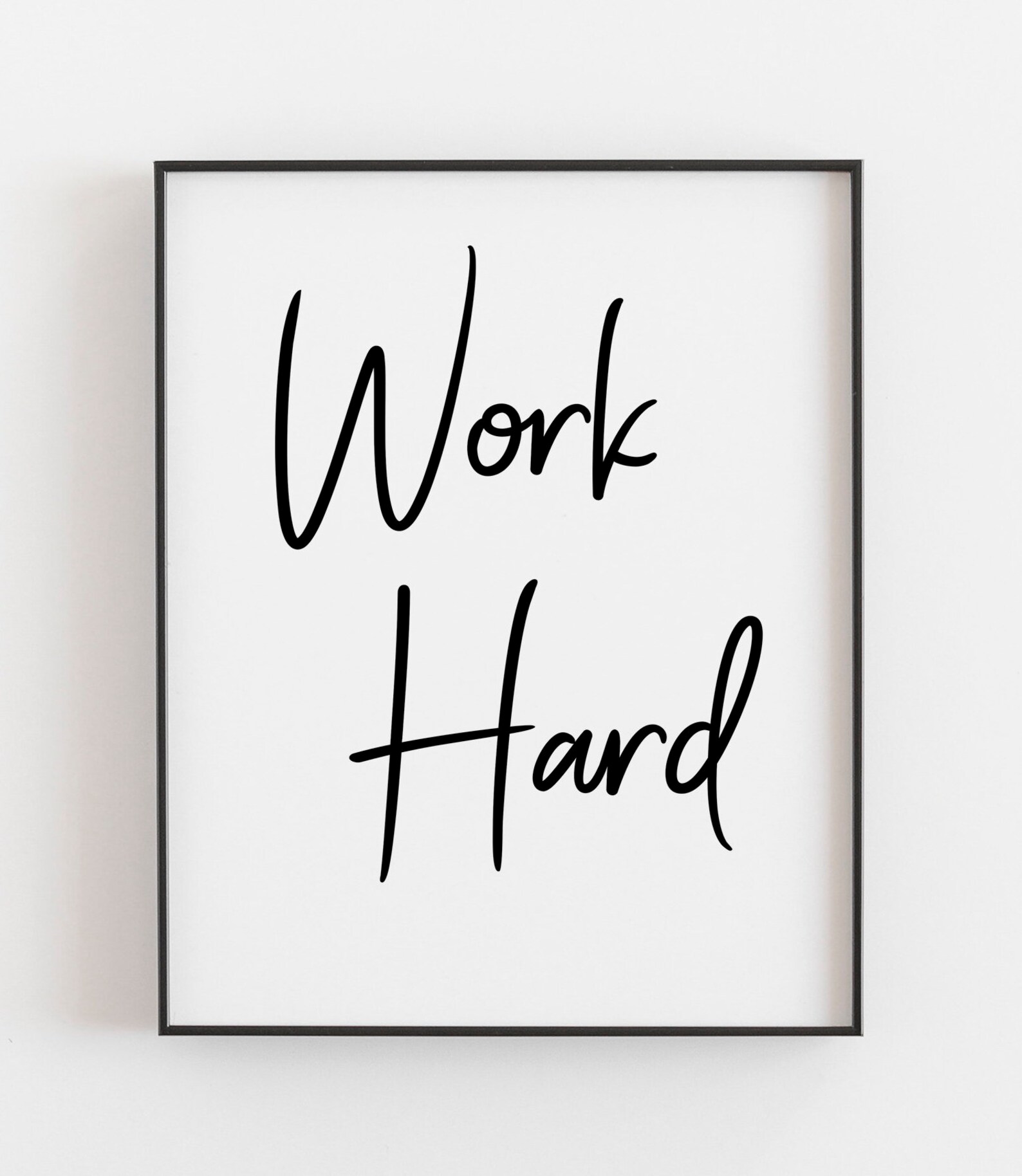 Set of 4 Prints Stay Positive Print Work Hard Print Dream - Etsy UK