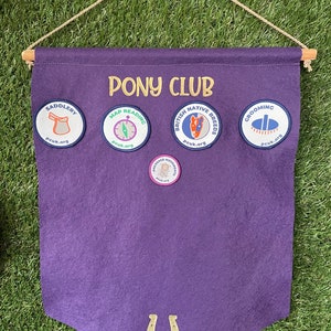 Pony Club Badge Wall Banner - Etsy