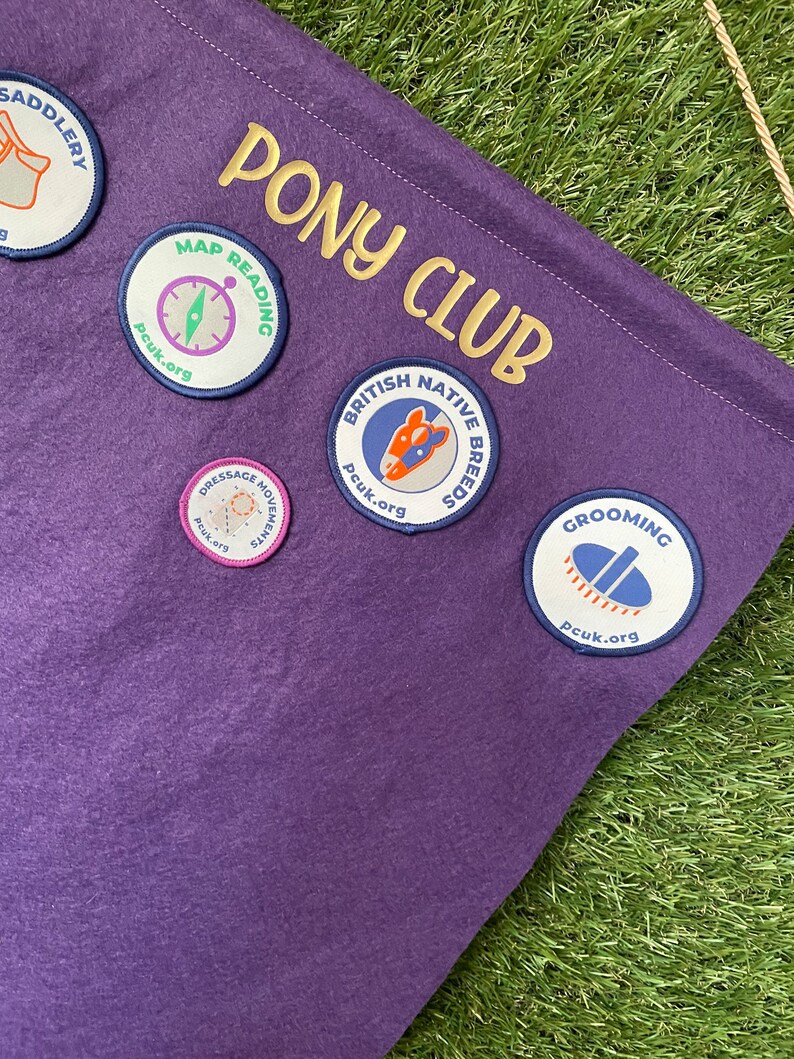 Pony Club Badge Wall Banner - Etsy