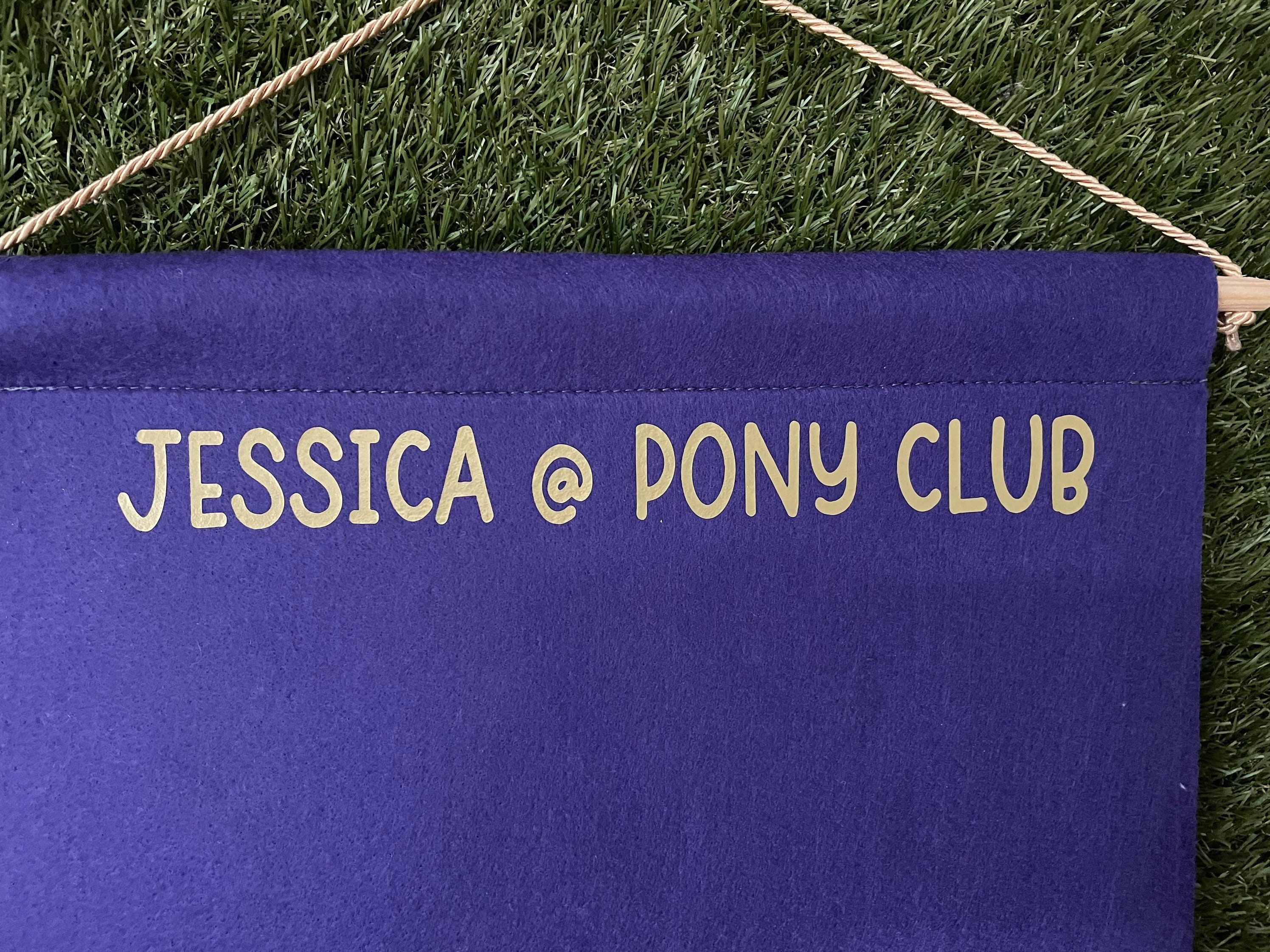 Pony Club Badge Wall Banner - Etsy