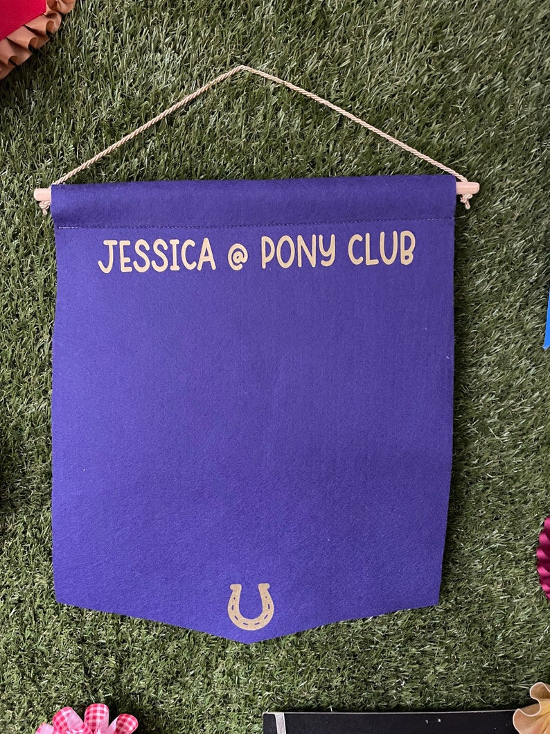 Pony Club Badge Wall Banner - Etsy