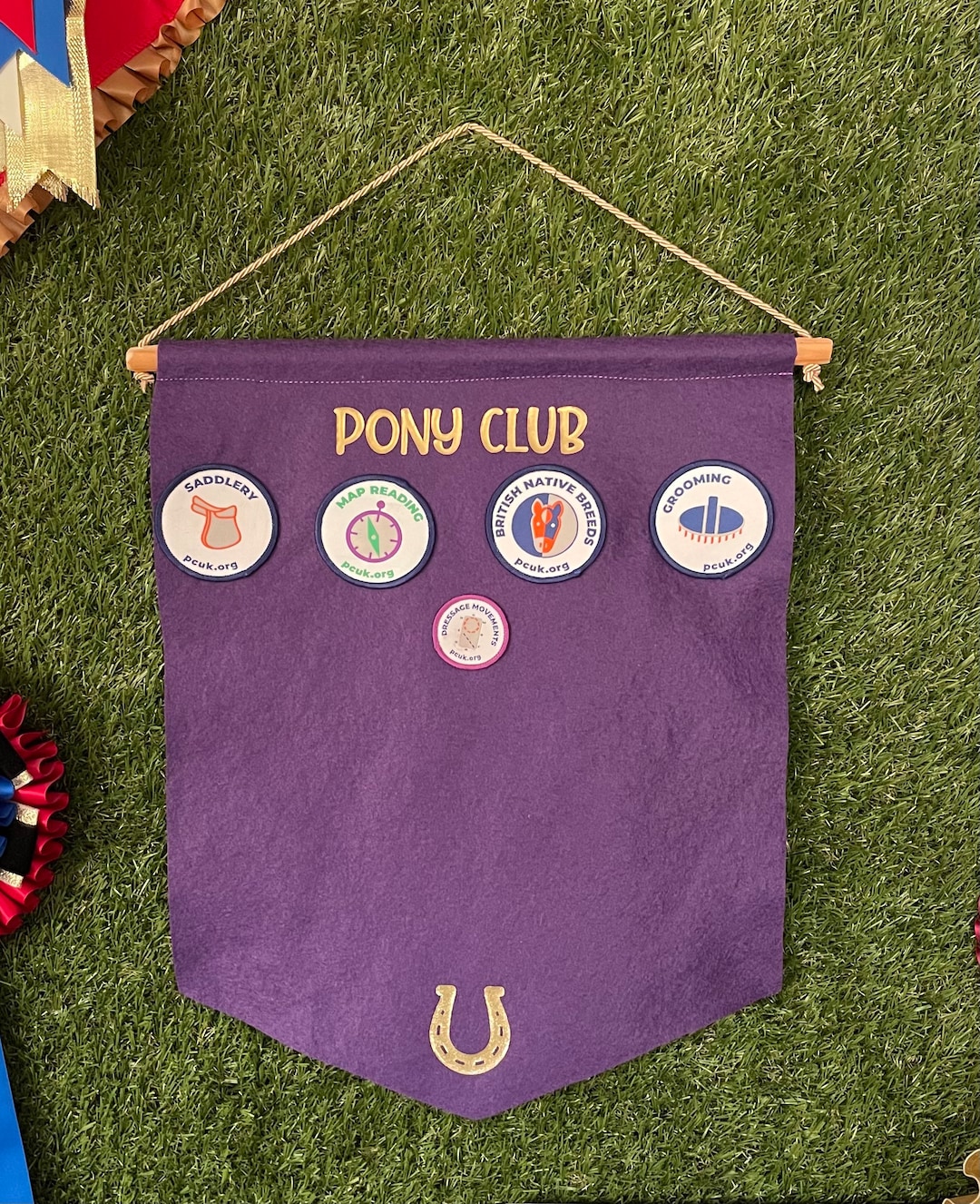 Pony Club Badge Wall Banner - Etsy